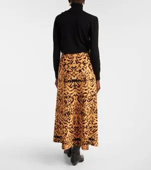 Ulla Johnson Lani Jacquard Midi Skirt - Multicoloured