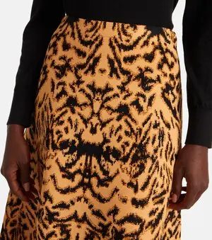 Ulla Johnson Lani Jacquard Midi Skirt - Multicoloured
