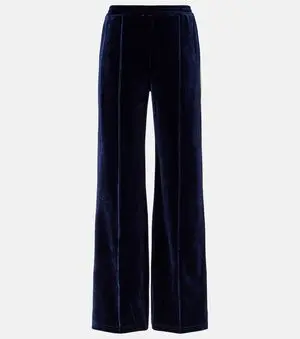 The Upside Monaco Freya High-rise Velour Sweatpants