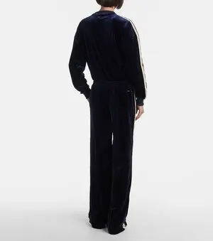 The Upside Monaco Freya High-rise Velour Sweatpants