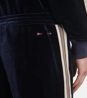 The Upside Monaco Freya High-rise Velour Sweatpants