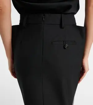 Stella McCartney Snake-effect Midi Skirt