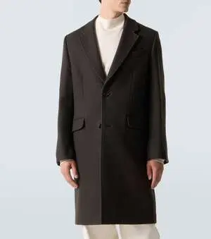 Ami Single-breasted Wool Coat