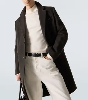 Ami Single-breasted Wool Coat