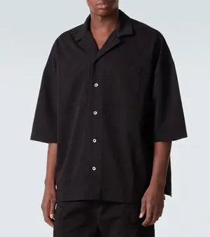 Rick Owens Magnum Tommy Oversized Cotton Twill Shirt