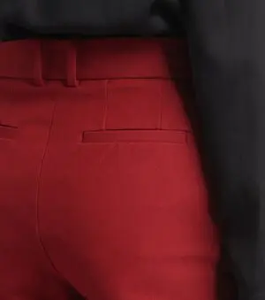 JOSEPH Coleman Slim Pants - Red