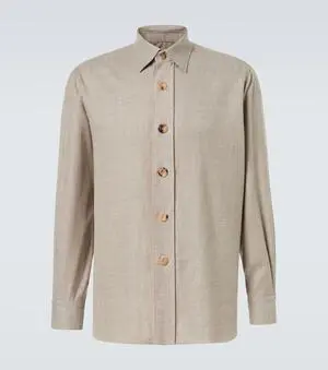 Rubinacci Virgin Wool Shirt - Beige