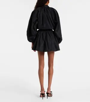 PATOU Bubble Faille Blouse - Black