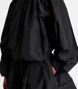 PATOU Bubble Faille Blouse - Black