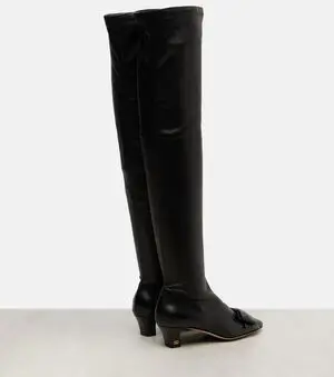 Valentino Garavani Leather Over-the-knee Boots