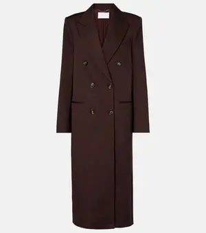 Stella McCartney Wool Twill Coat - Brown