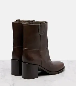Brunello Cucinelli Leather Ankle Boots