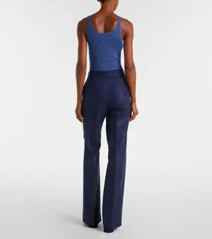 Gabriela Hearst Vesta Silk Flared Pants