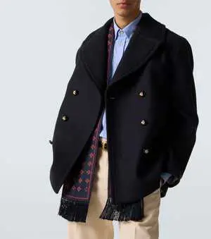 Valentino Garavani Double-breasted Virgin Wool Jacket