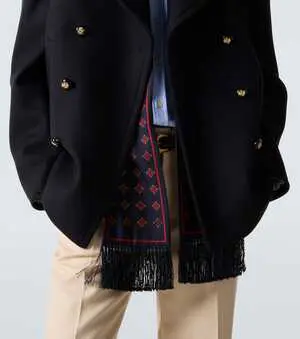 Valentino Garavani Double-breasted Virgin Wool Jacket
