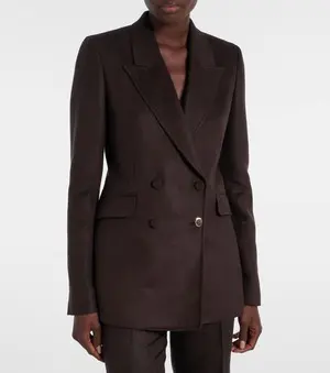 Gabriela Hearst Stephanie Silk Blazer - Brown
