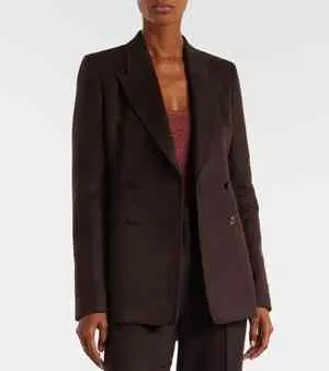 Gabriela Hearst Stephanie Silk Blazer - Brown