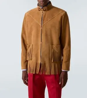Valentino Garavani Fringed Suede Jacket