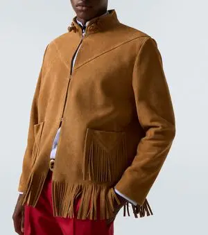 Valentino Garavani Fringed Suede Jacket