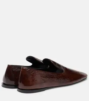 JIL SANDER Leather Loafers - Brown