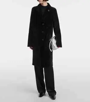 JOSEPH Reversible Shearling And Leather Coat