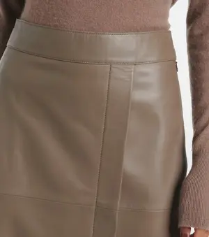 JOSEPH Leather Midi Skirt