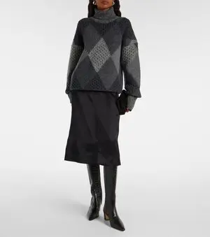 Manolo Blahnik Penelope Leather Knee-high Boots