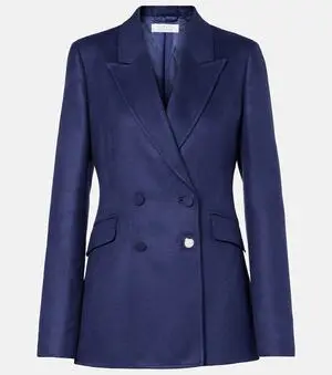 Gabriela Hearst Stephanie Silk Blazer - Blue