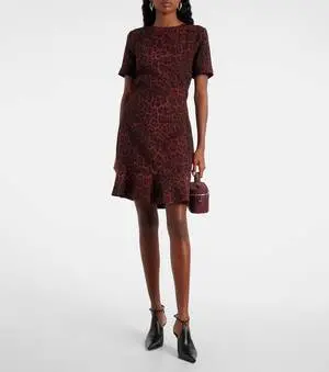 Stella McCartney Stella Iconics Silk Cady Minidress - Red
