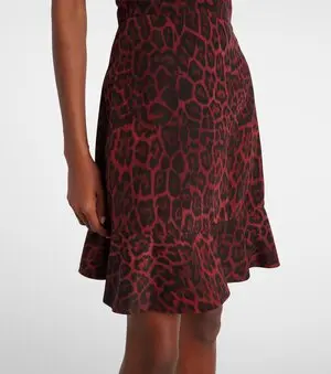 Stella McCartney Stella Iconics Silk Cady Minidress - Red