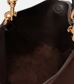 Etro Pony Small Suede Tote Bag - Brown