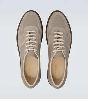COMMON PROJECTS Achilles Leather And Suede Sneakers - Grey