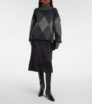 Manolo Blahnik Penelope Leather Knee-high Boots