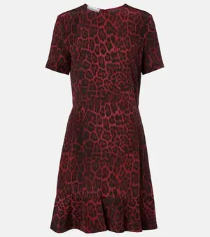 Stella McCartney Stella Iconics Silk Cady Minidress - Red