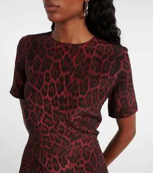 Stella McCartney Stella Iconics Silk Cady Minidress - Red
