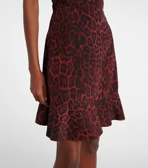 Stella McCartney Stella Iconics Silk Cady Minidress - Red