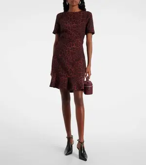 Stella McCartney Stella Iconics Silk Cady Minidress - Red