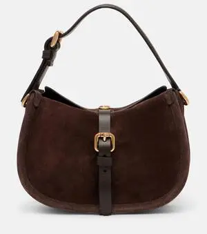 Etro Pony Small Suede Crossbody Bag - Brown