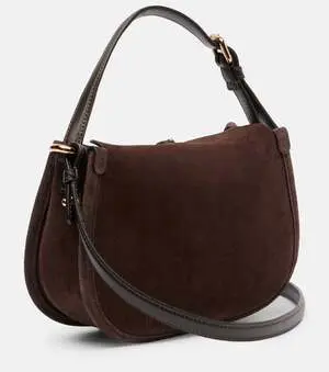 Etro Pony Small Suede Crossbody Bag - Brown