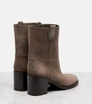 Brunello Cucinelli Suede Ankle Boots