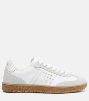 Balmain Swan Suede Sneakers