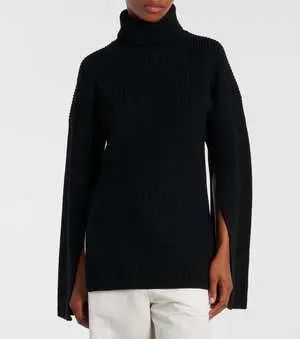 TOTEME Ribbed-knit Wool Turtleneck Sweater