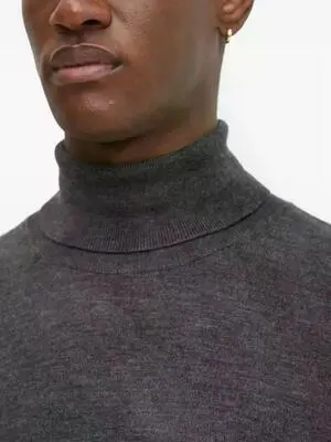 LES DEUX Turtleneck Wool Sweater