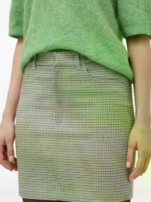 GESTUZ Checked Mini Skirt