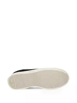 S.W.C STEPNEY WORKERS CLUB Suede Leather Sneakers - Black