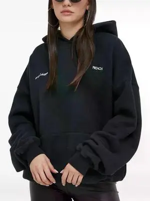 PREACH Lettering-print Logo Hoodie