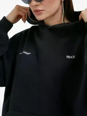PREACH Lettering-print Logo Hoodie
