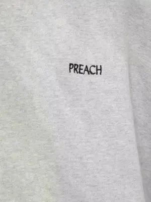 PREACH Embroidered Logo Cotton Hoodie