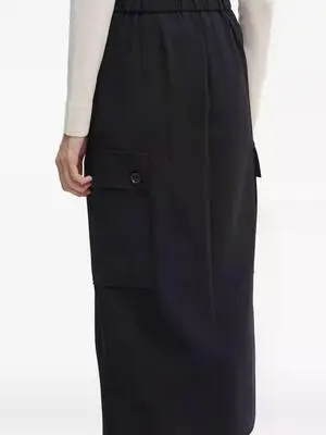 SANDRO FERRONE Pocket-detail Midi Skirt
