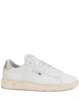 K-Swiss Slammklub Leather Sneakers - White